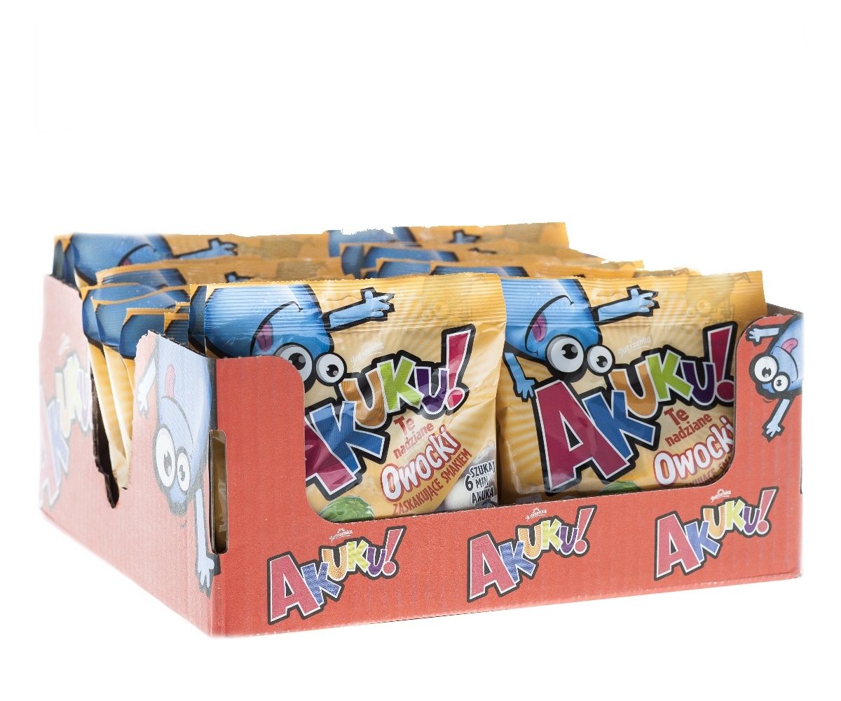 Żelki Owocki AKUKU! - 24 sztuki w kartonie